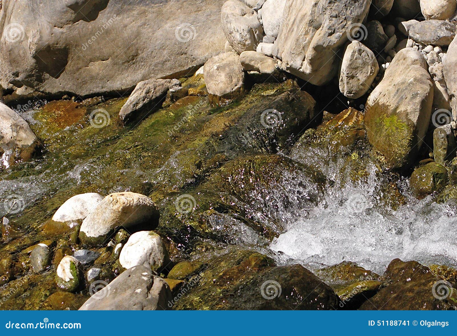 Mountain source stock image. Image of color, clear, mountains - 51188741