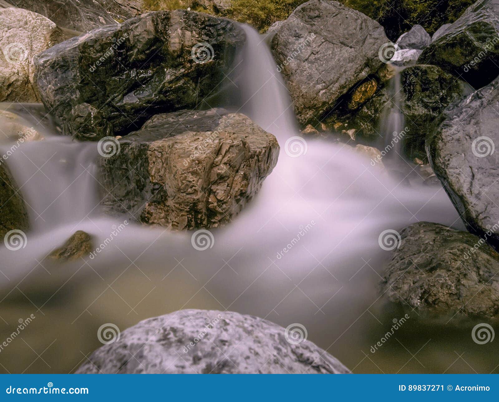Mountain source stock image. Image of rapids, power, freshness - 89837271