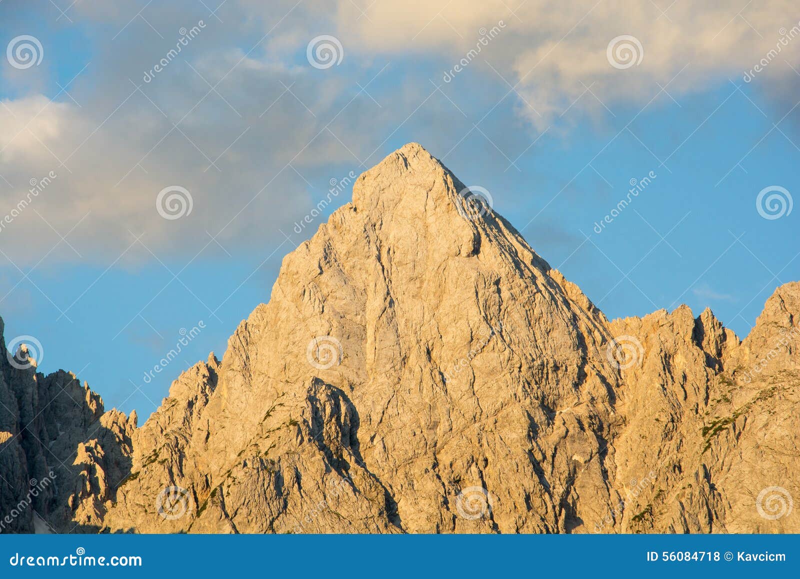 Mountain Spik stock photo. Image of snow, peak, slovenia - 56084718