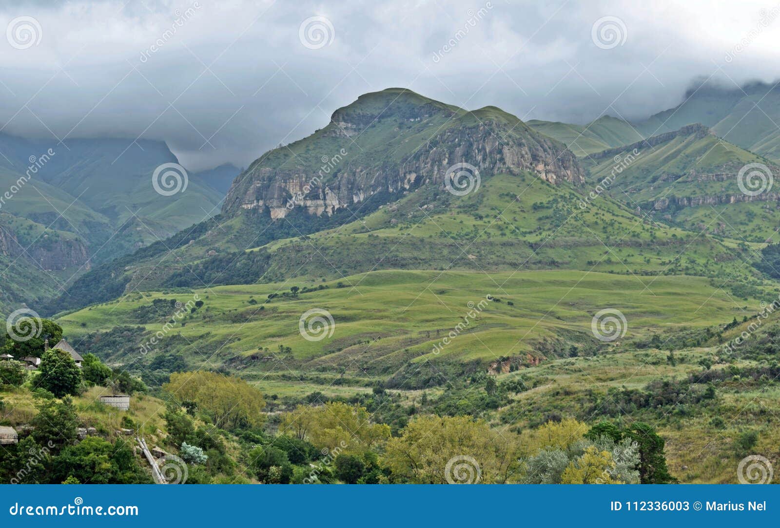 Mountain splendour stock image. Image of vegetation - 112336003