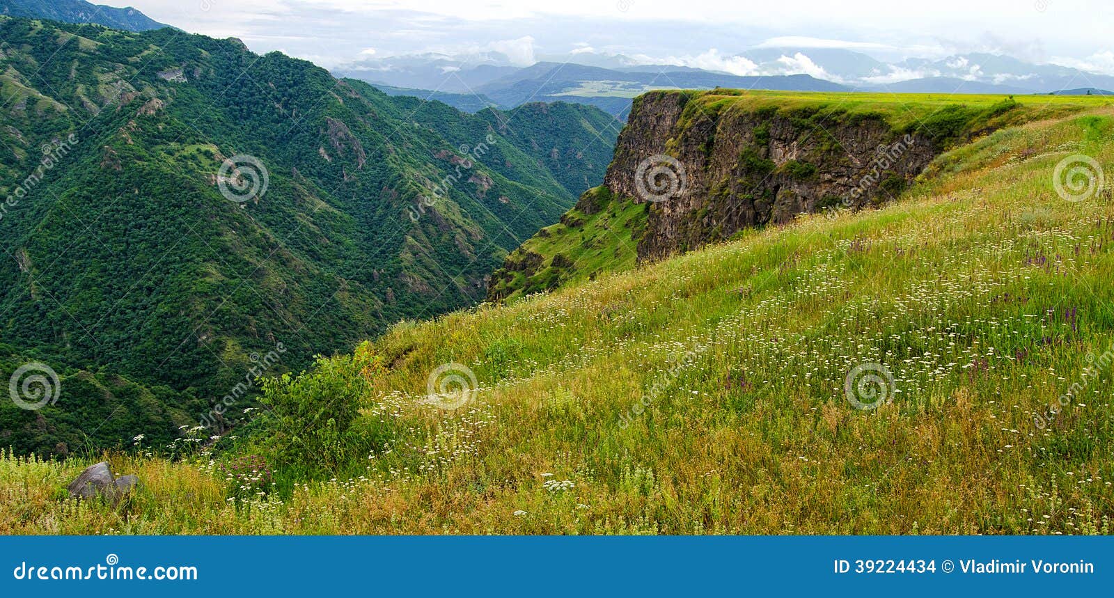 Mountain Spring in Mountains of Armenia Stock Photo - Image of fresh ...