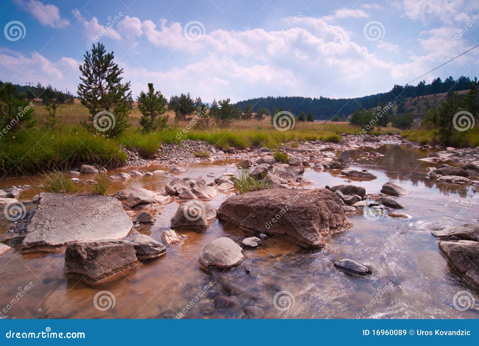 Mountain spring with rocks stock image. Image of beautiful - 16960089
