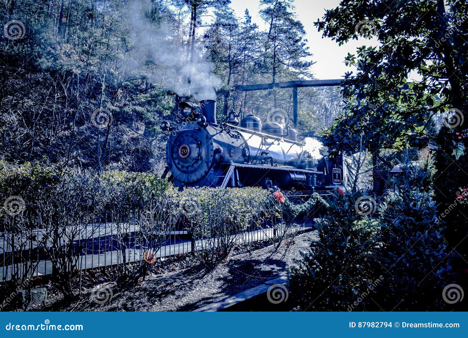 Mountain Steam Engine stock photo. Image of mountain - 87982794