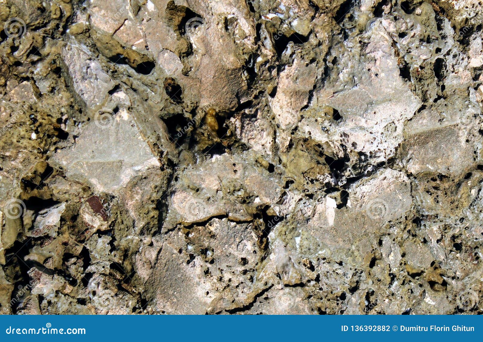 Mountain Stone Corroded by Winds Stock Photo - Image of green, natural ...