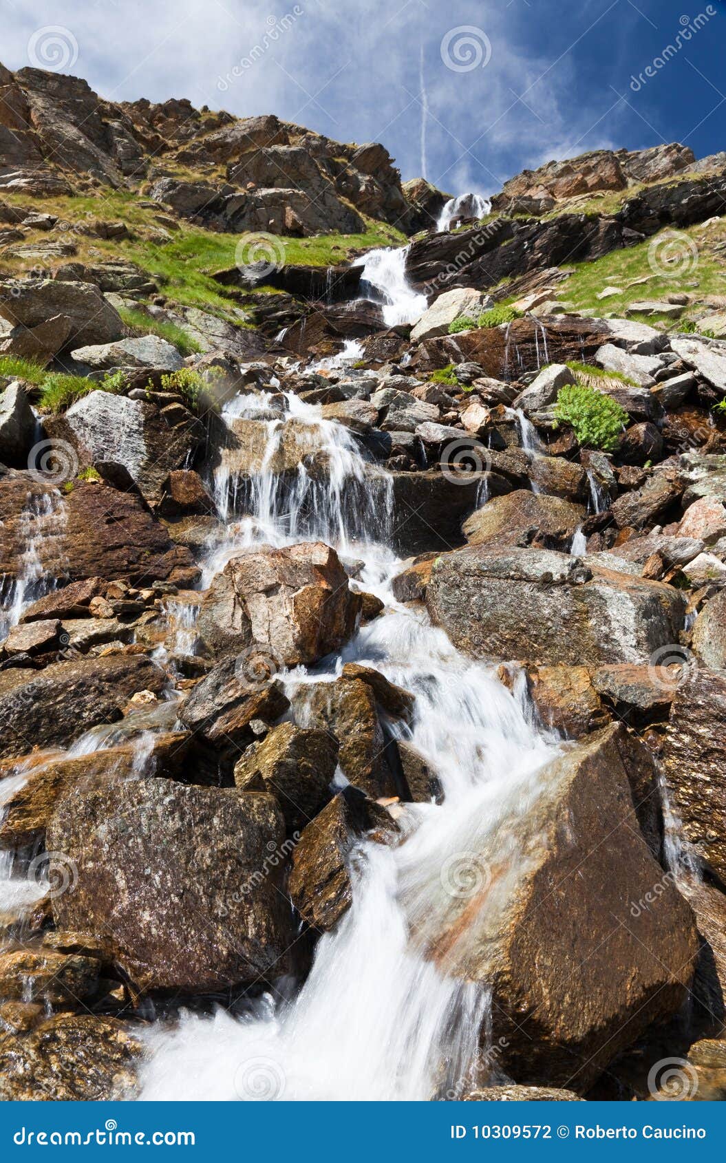 Mountain stream stock photo. Image of purity, river, nature - 10309572