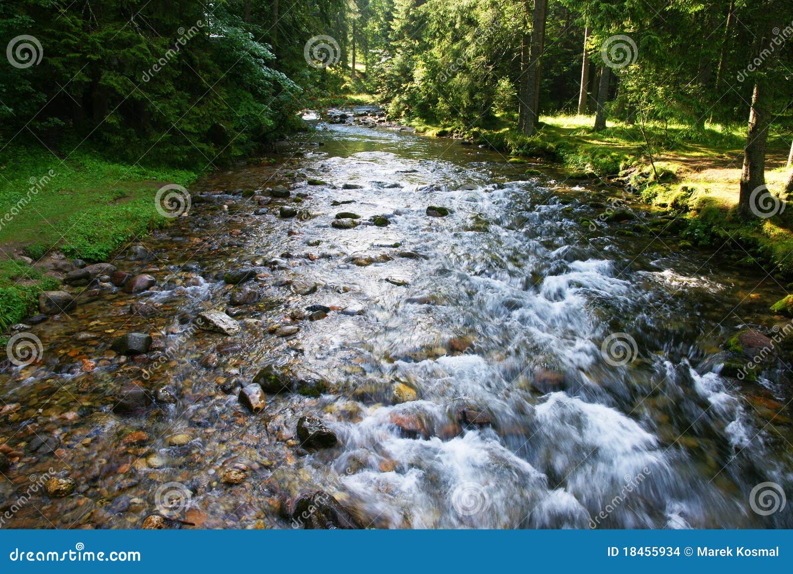 Mountain stream stock photo. Image of climbing, creek - 18455934