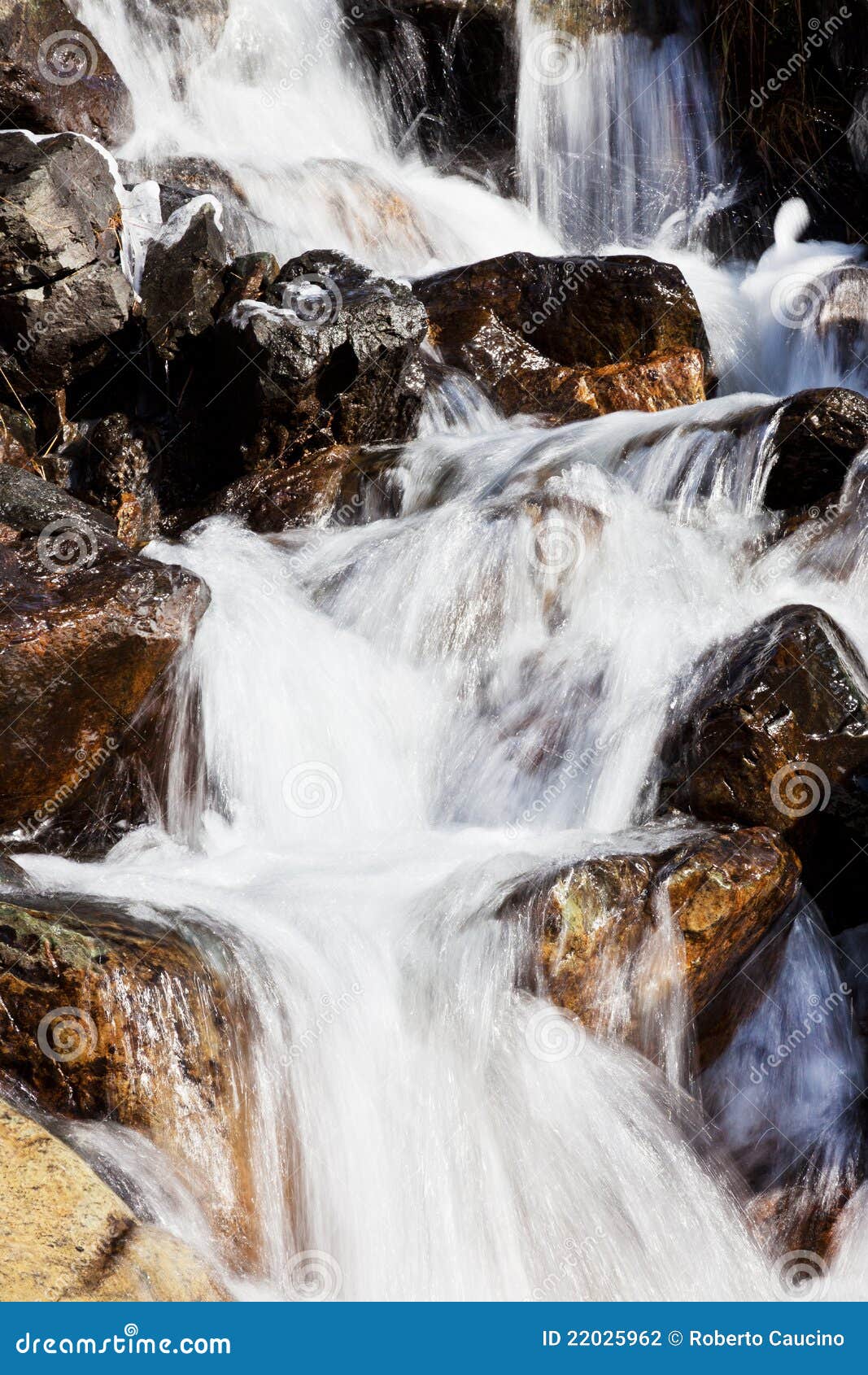 Mountain stream stock photo. Image of rocks, river, landscape - 22025962