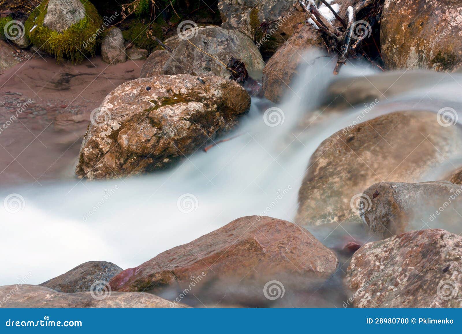 Mountain stream stock photo. Image of park, natural, scene - 28980700