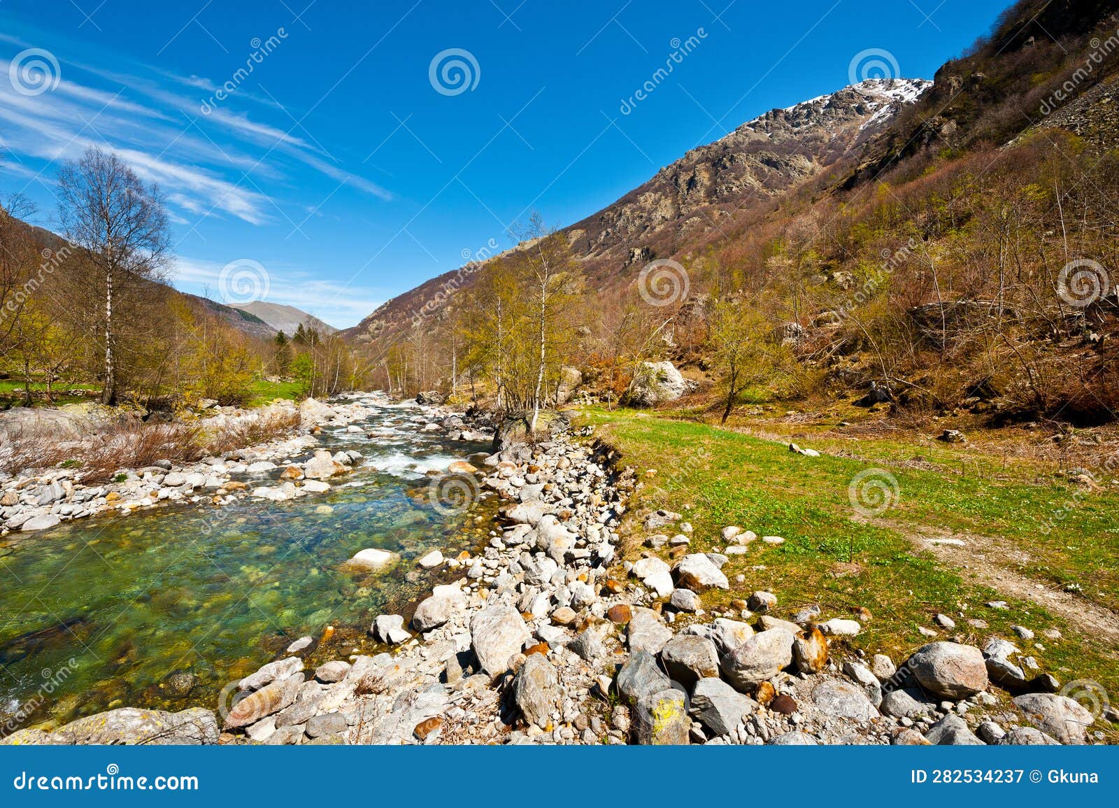 Mountain Stream stock image. Image of drink, italy, environment - 282534237