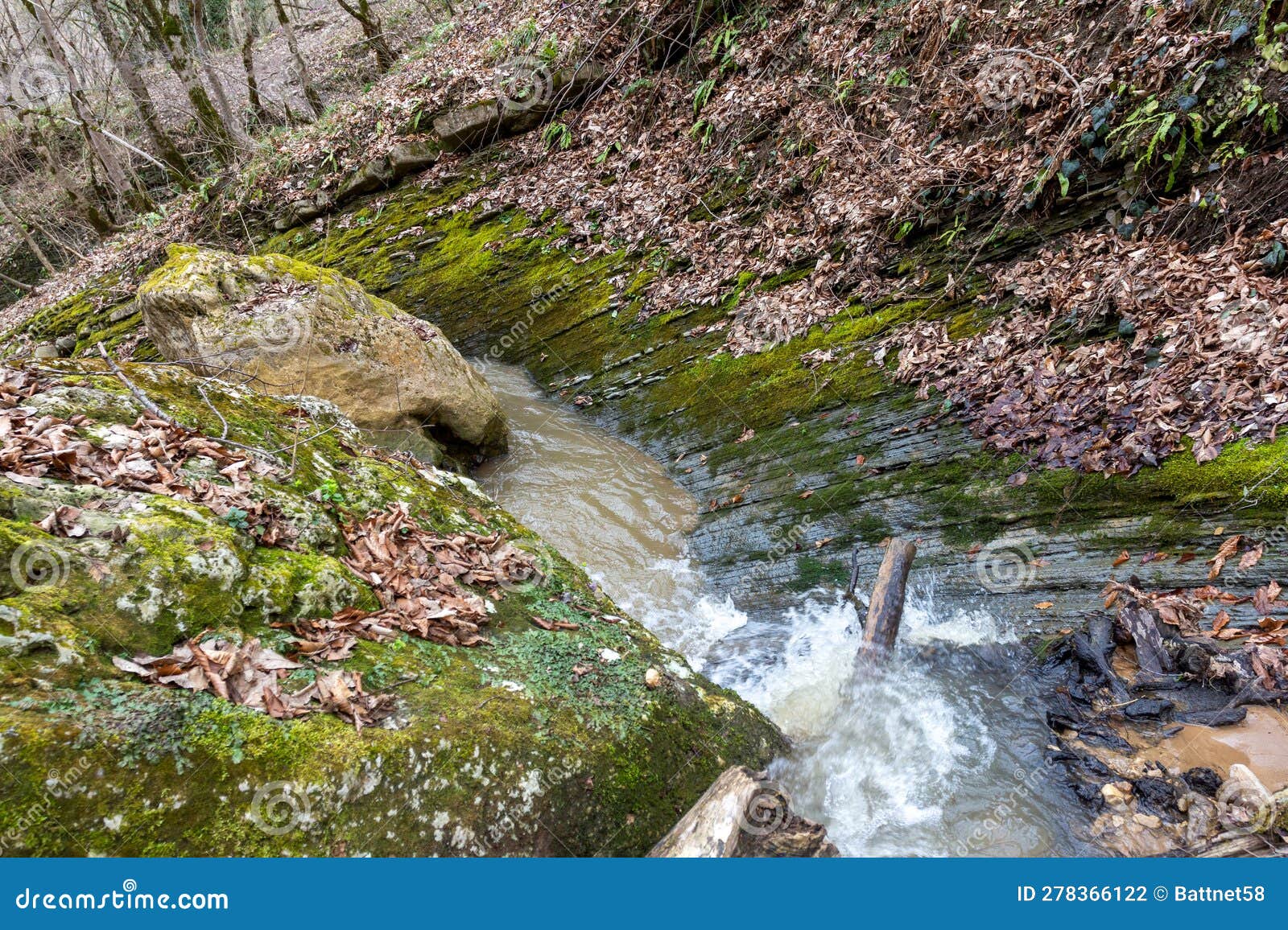 River - Sources in Mountainous Terrain, Cloudy Day, Spring Walks in the ...