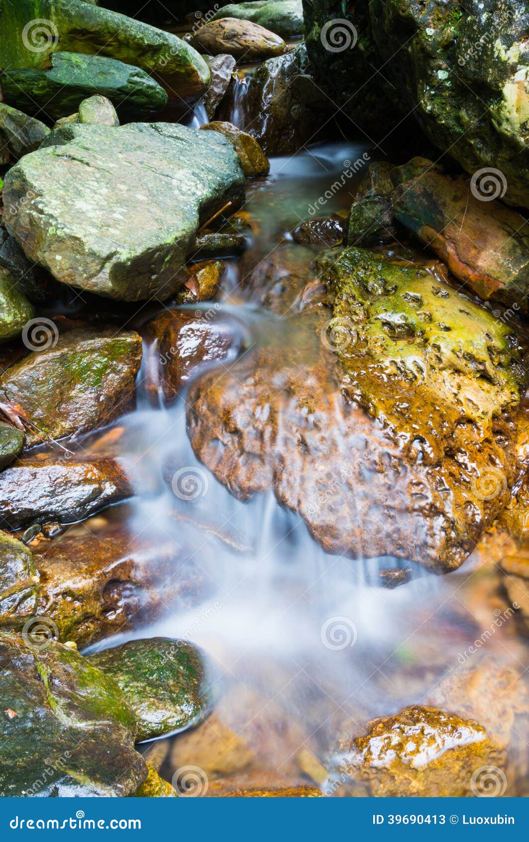Mountain stream stock image. Image of outdoor, watercourse - 39690413