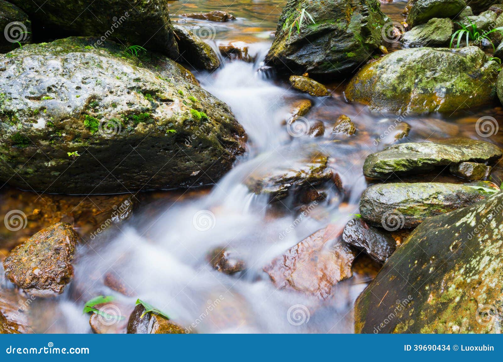 Mountain stream stock photo. Image of stone, watercourse - 39690434
