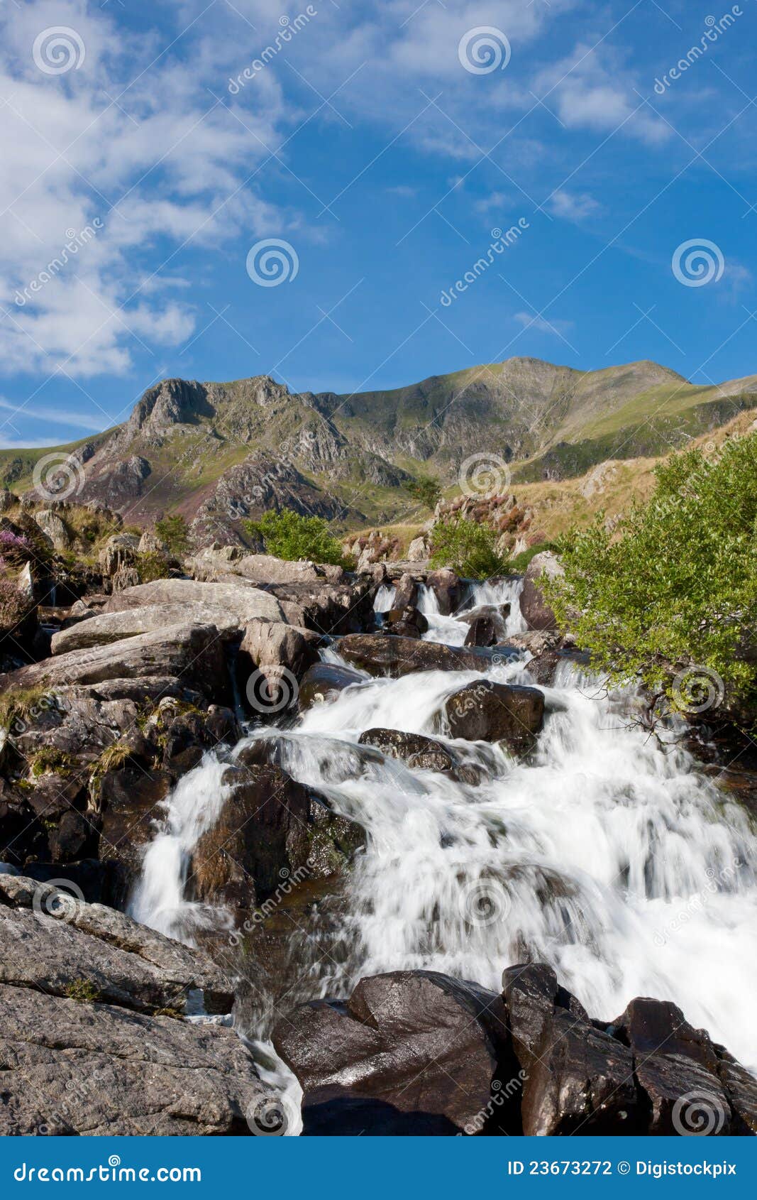 Mountain Stream, Snowdonia, Wales Stock Photo - Image of wales, travel ...