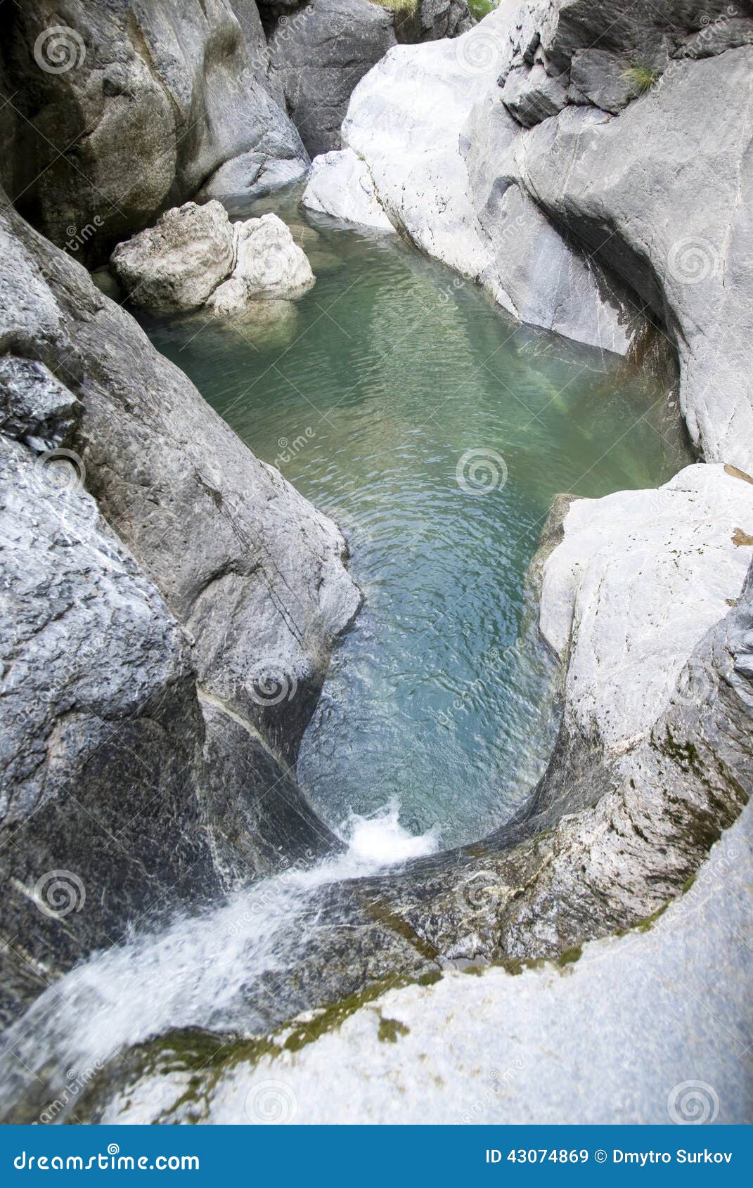 Mountain stream stock image. Image of mountain, flow - 43074869