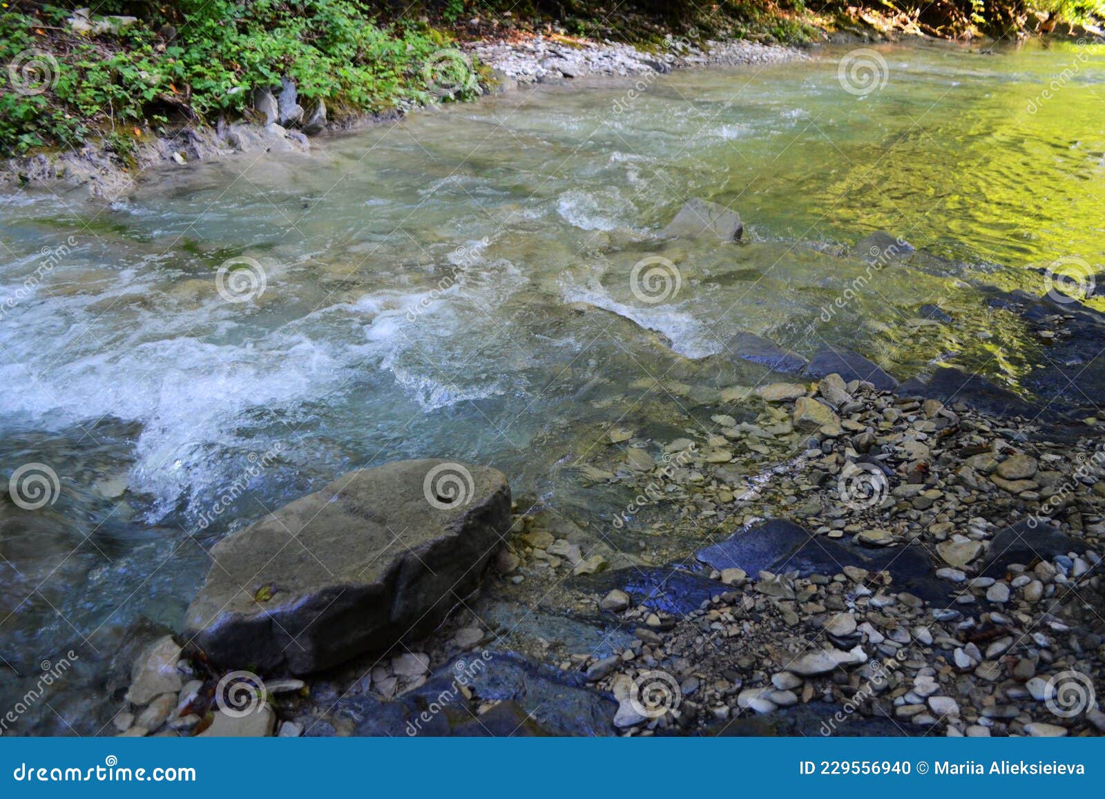 Mountain Stream Water, Clear Water, Mountain Stream, Clear Water. Stock ...
