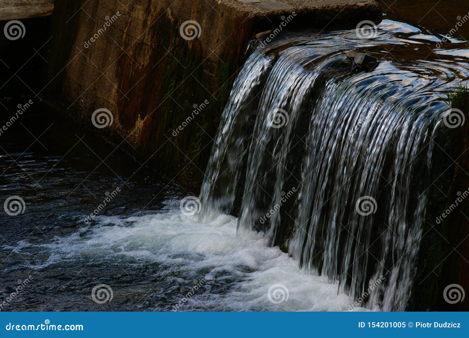 Mountain Stream,waterfall, Cascade of the Charms of Summer Nature Stock ...