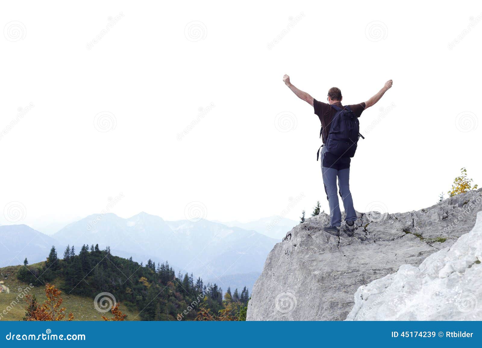 Mountain success stock image. Image of looking, beauty - 45174239