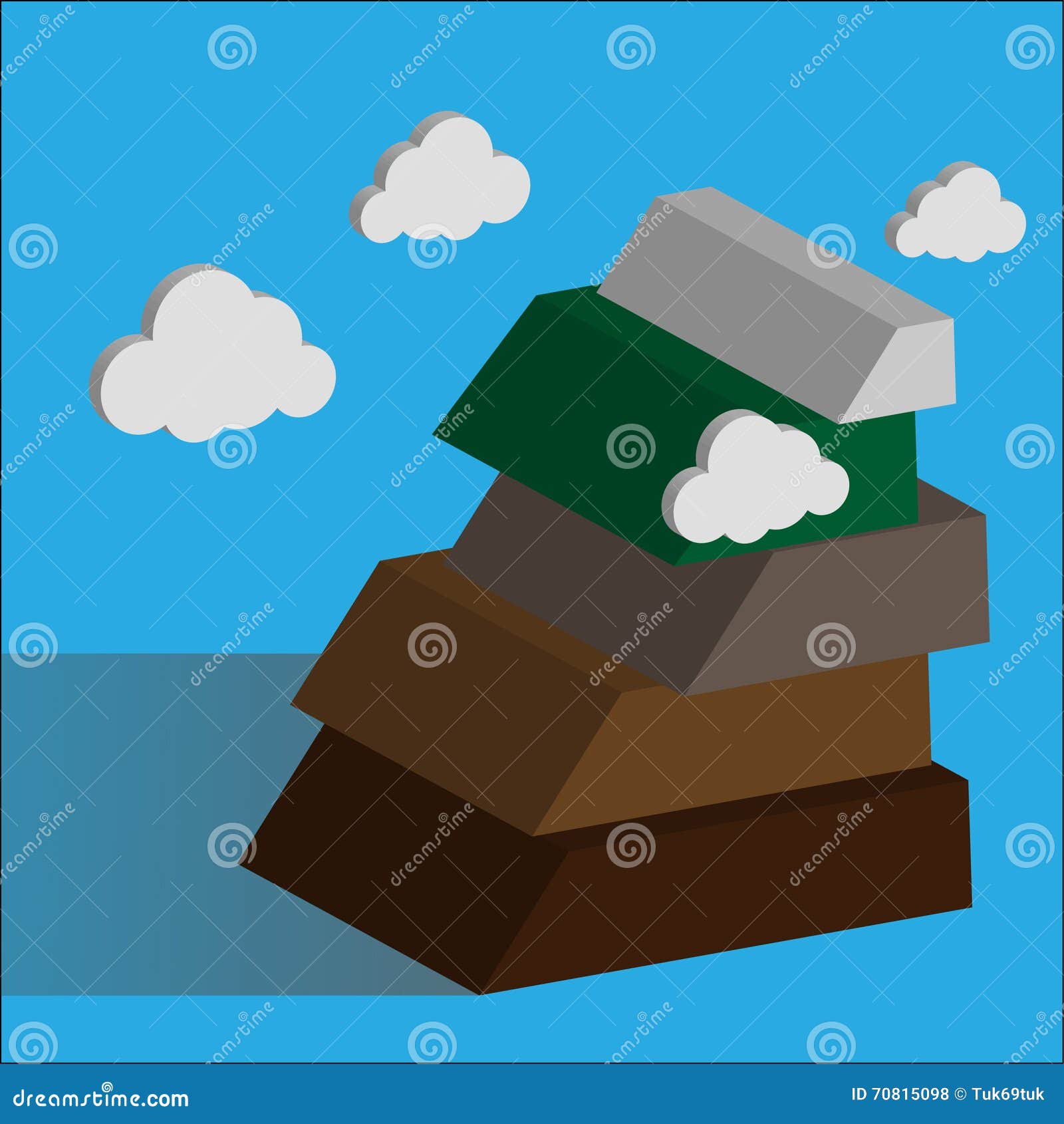 Overcoming Difficulties Linear Icon Concept. Overcoming Difficulties ...