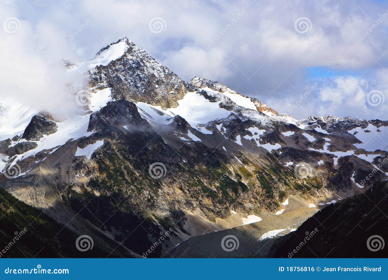 Mountain summit stock photo. Image of summit, stone, sunlight - 18756816