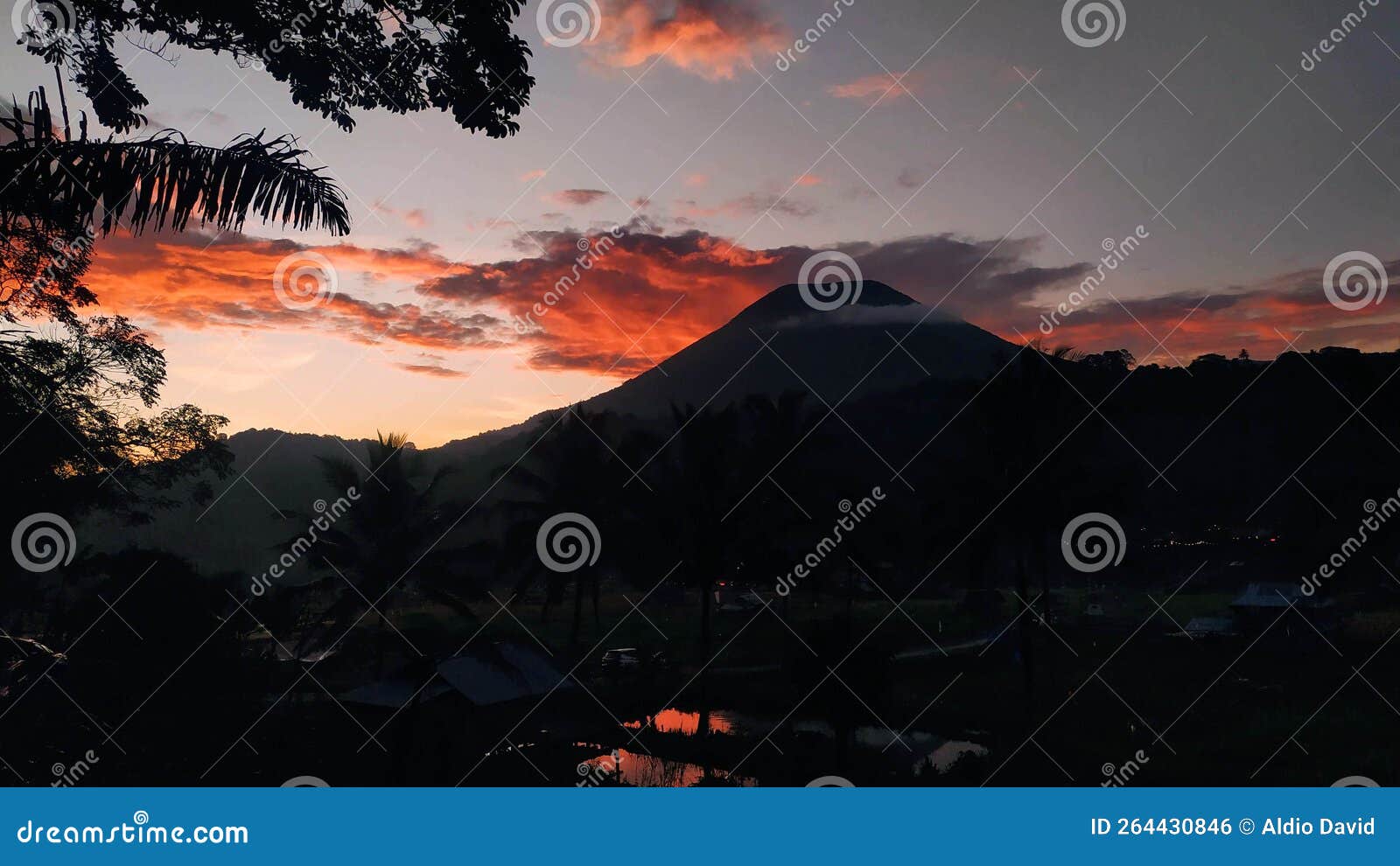 Mountain Sunsets nature stock photo. Image of mountain - 264430846