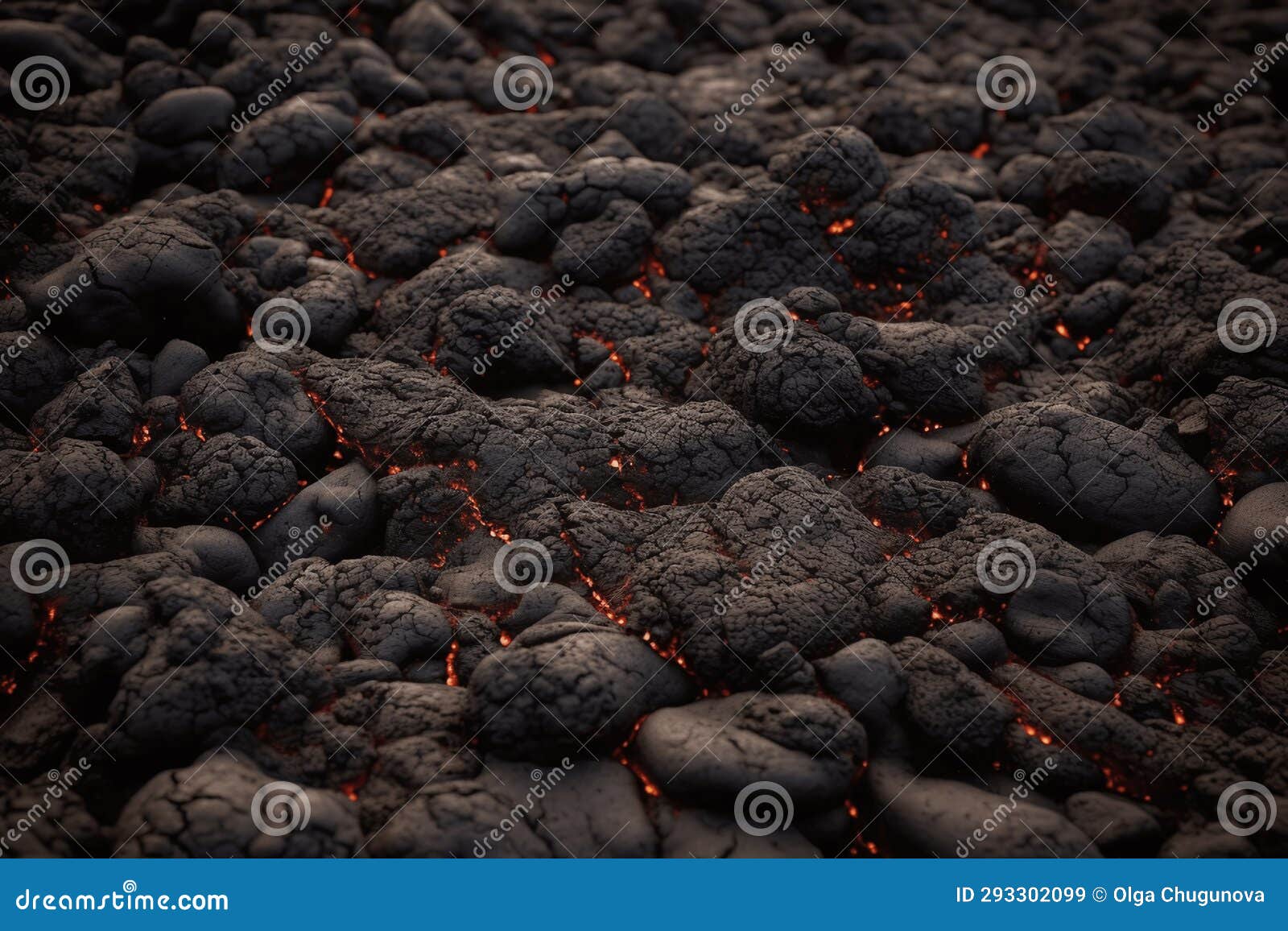Mountain Surface after a Volcanic Eruption, Copy Space Stock Image ...