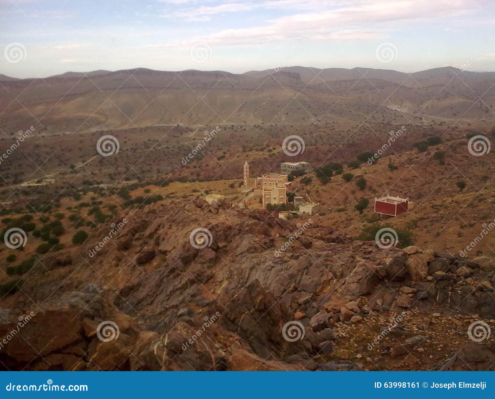 Mountain in Tafraout stock image. Image of ecoregion - 63998161