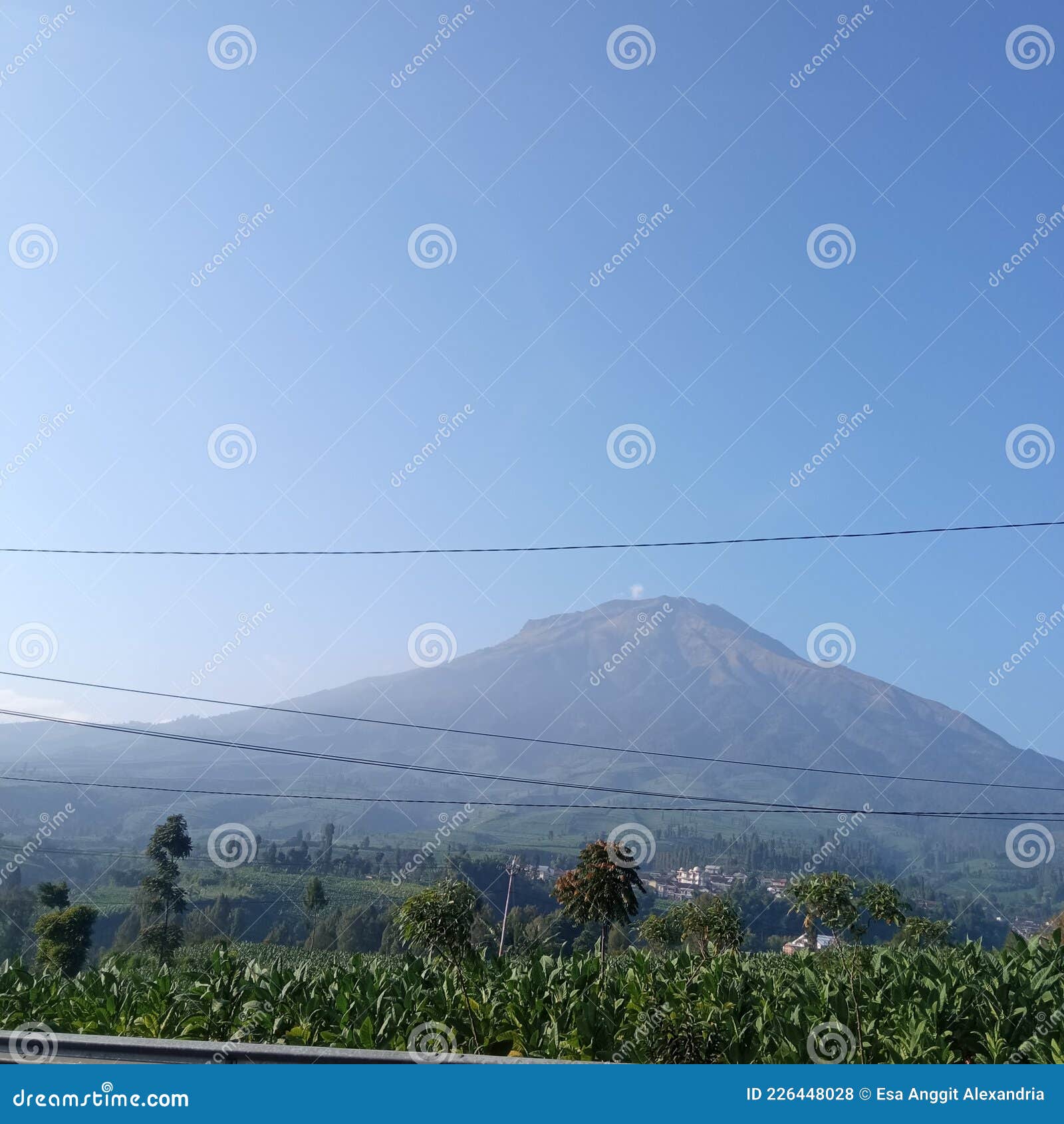 Mountain in Temanggung, Central Java, Indonesia Stock Photo - Image of ...