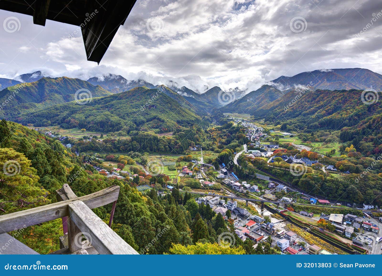 Mountain Temple View stock image. Image of shinto, serene - 32013803