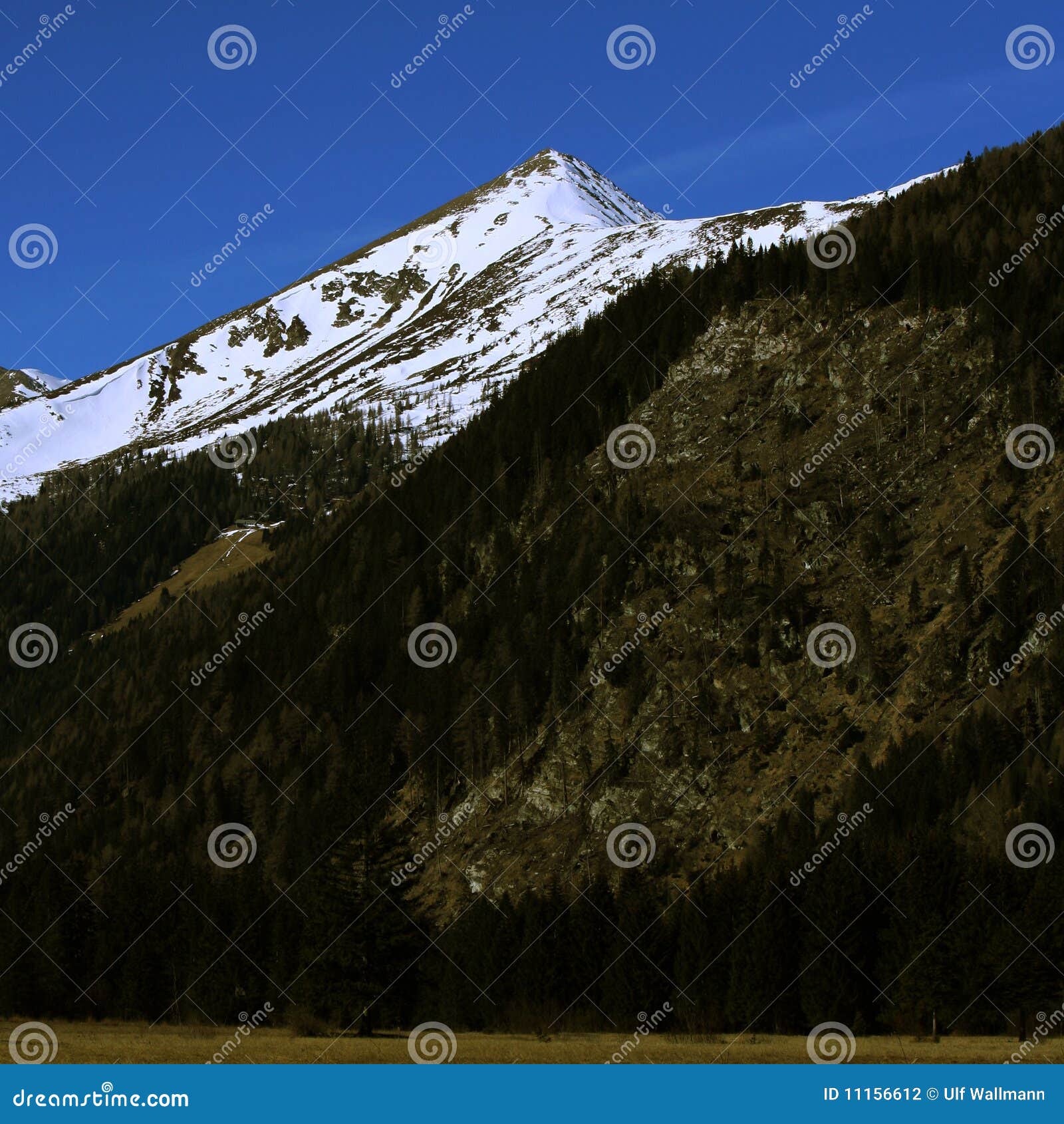 Mountain top in spring stock photo. Image of alps, walking - 11156612