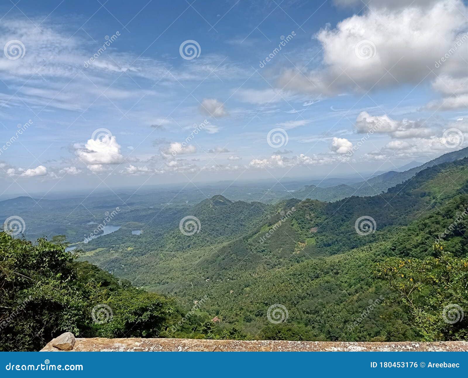 Mountain top view stock photo. Image of landscape, wilderness - 180453176