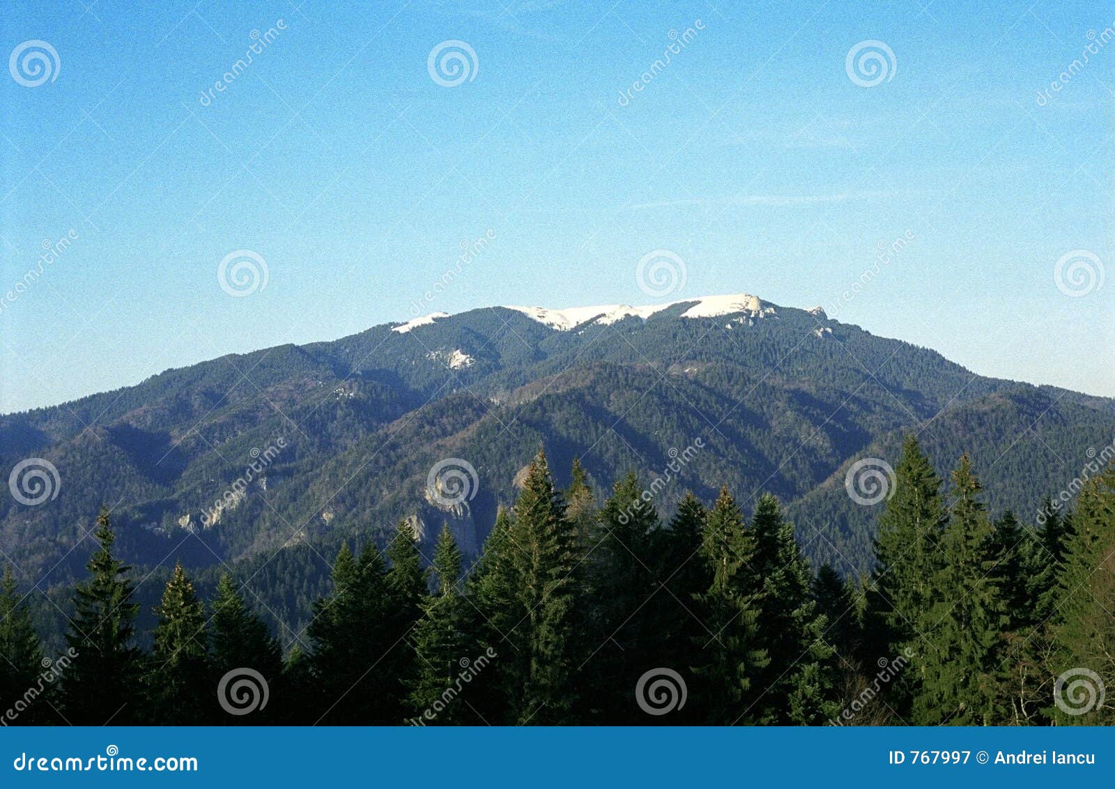 Mountain top view 2 stock image. Image of vegetation, peace - 767997