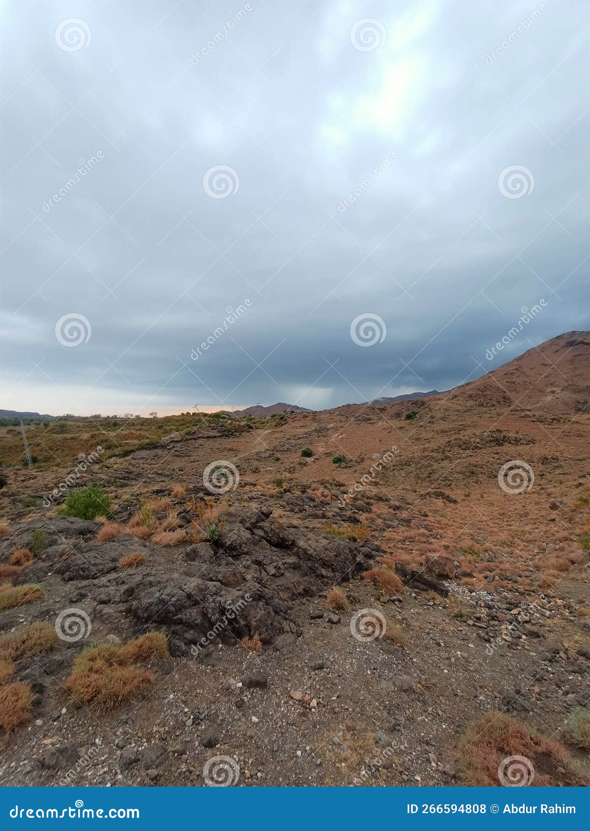 Mountain top view stock photo. Image of ridge, plain - 266594808