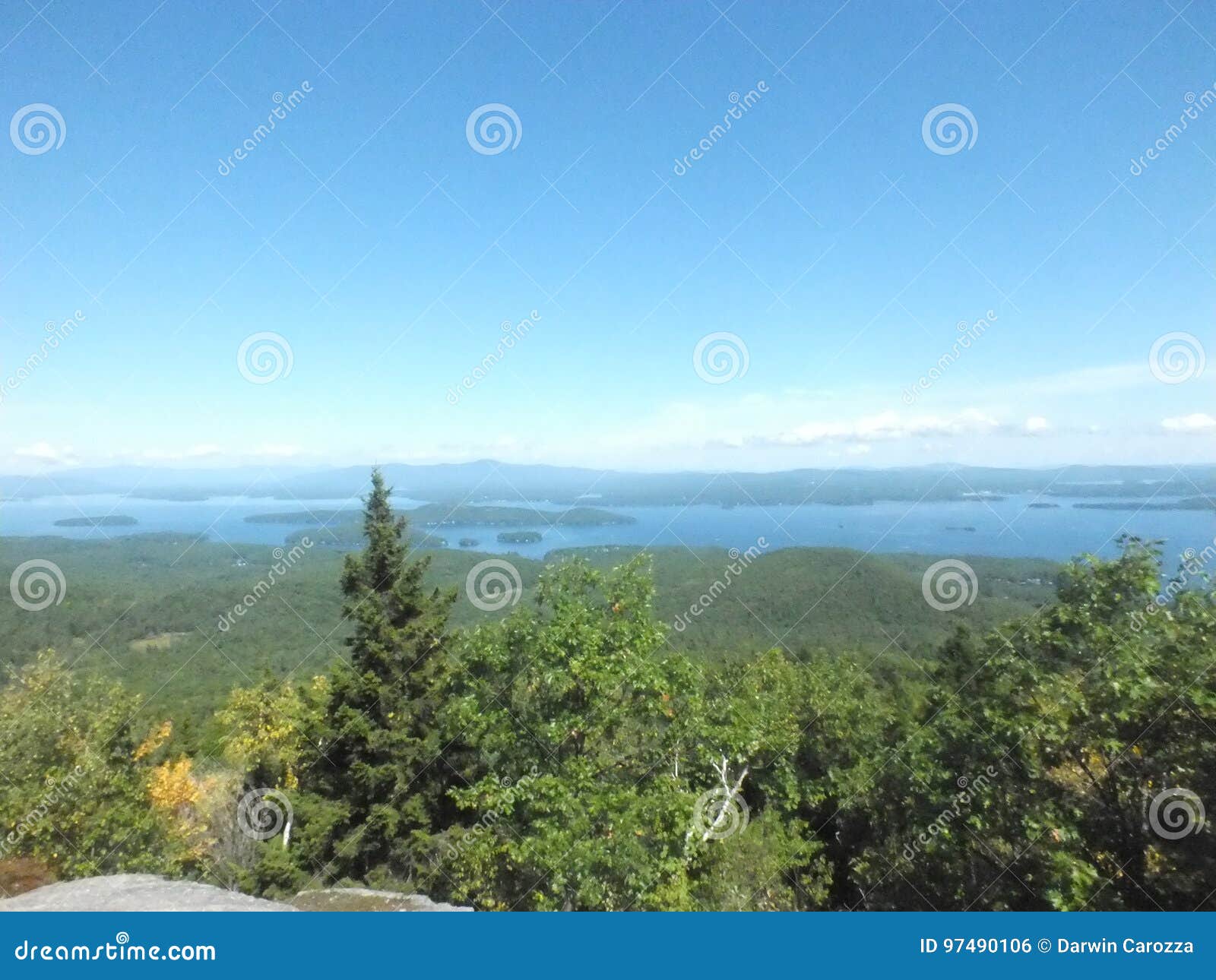 Mountain Top View stock photo. Image of horizon, view - 97490106