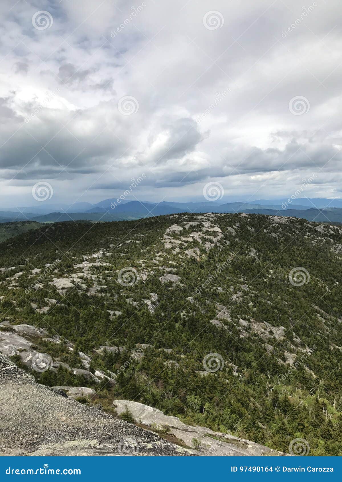 Mountain Top View stock photo. Image of range, view, road - 97490164