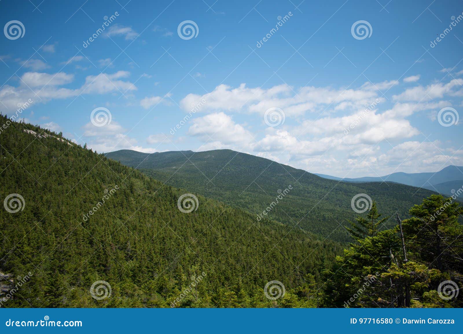 Mountain Top View stock photo. Image of trees, horizon - 97716580