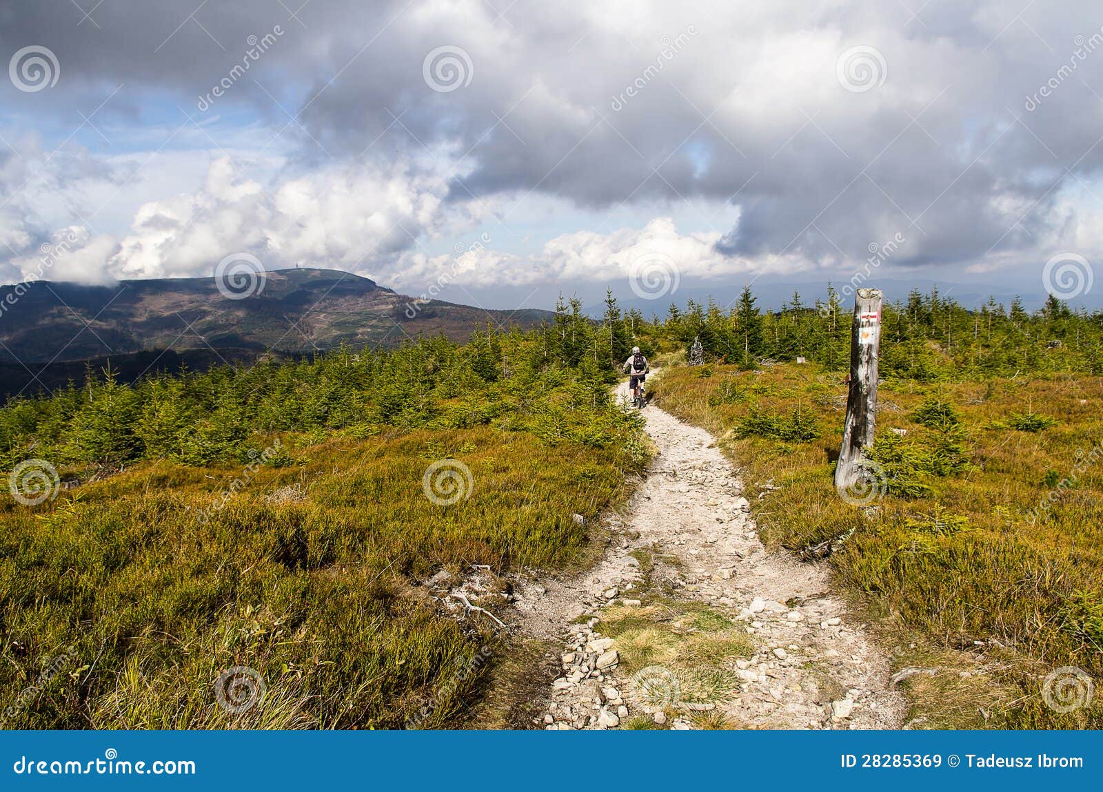 Mountain track stock image. Image of hiking, europe, distance - 28285369