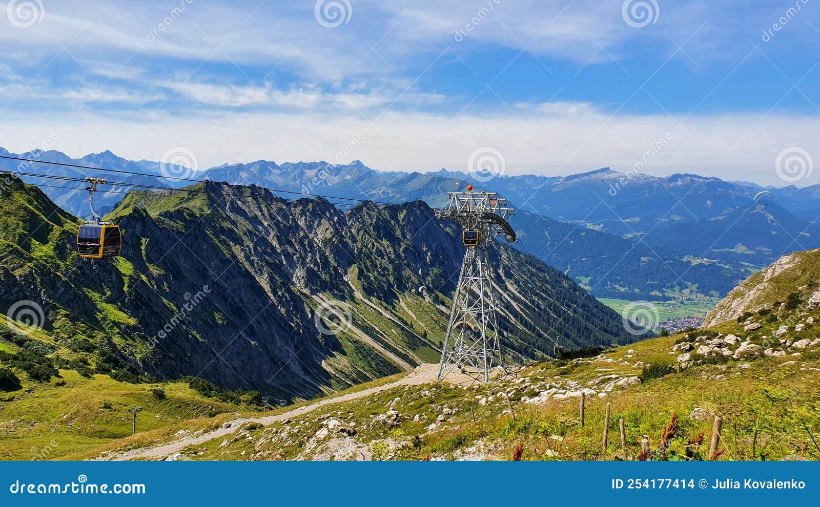 Mountain Transport, Alps, Germany Stock Photo - Image of walking ...