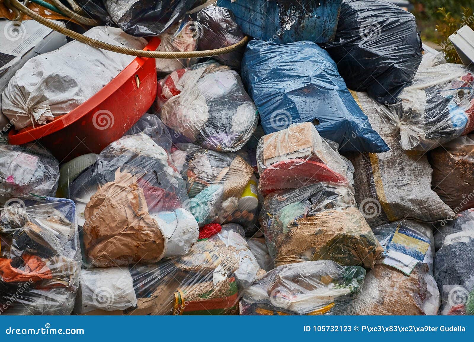Mountain of trash stock image. Image of landfill, dispose - 105732123