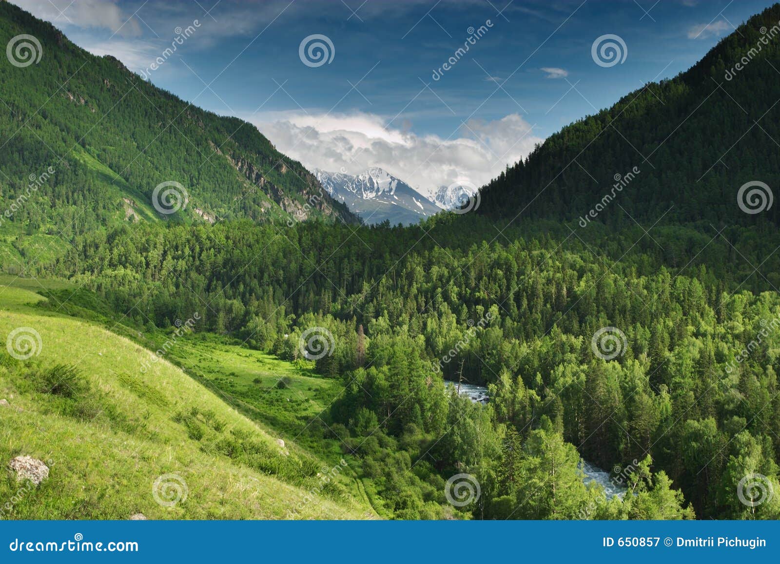 Mountain valley stock image. Image of expanse, hike, height - 650857