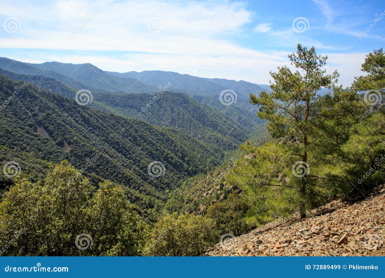Mountain valley scene stock image. Image of national - 72889499