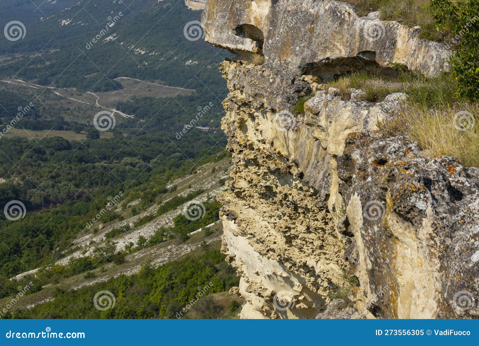 Mountain Valley with a Sheer Cliff, Mountain Peak, Mountain Landscape ...