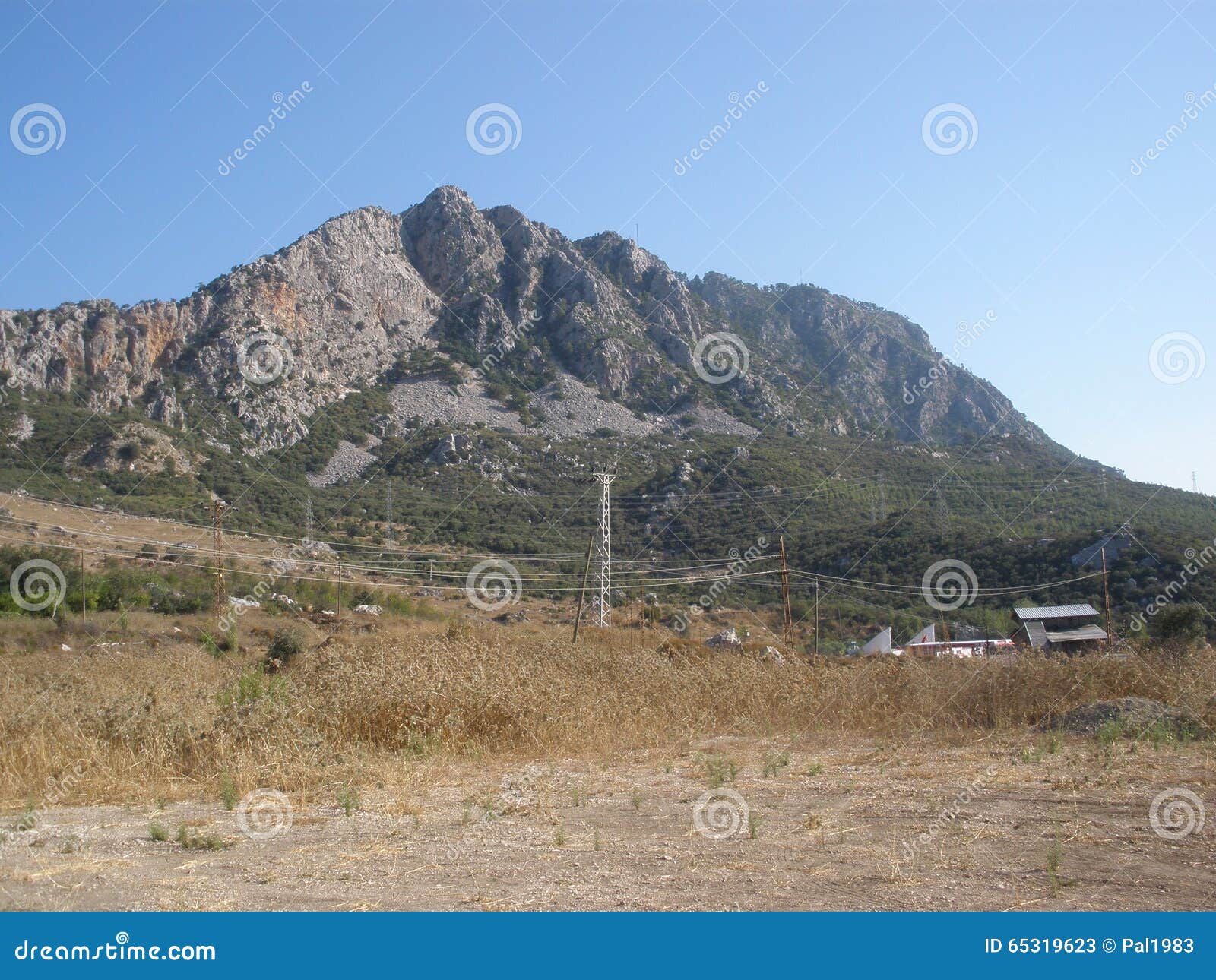 Mountain Valley in the Taurus Mountains Stock Image - Image of nature ...
