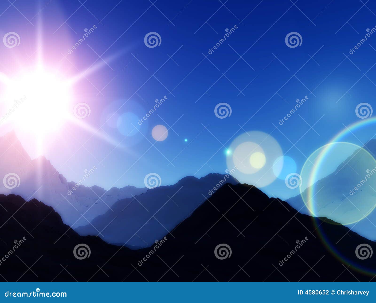 Mountain View 3 stock illustration. Illustration of outdoors - 4580652