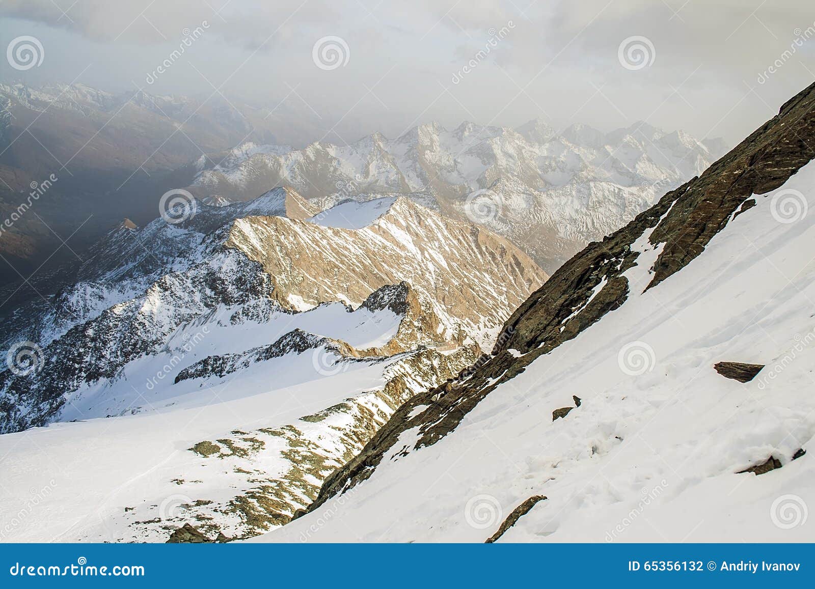Mountain View at the Bottom Stock Photo - Image of luck, austria: 65356132