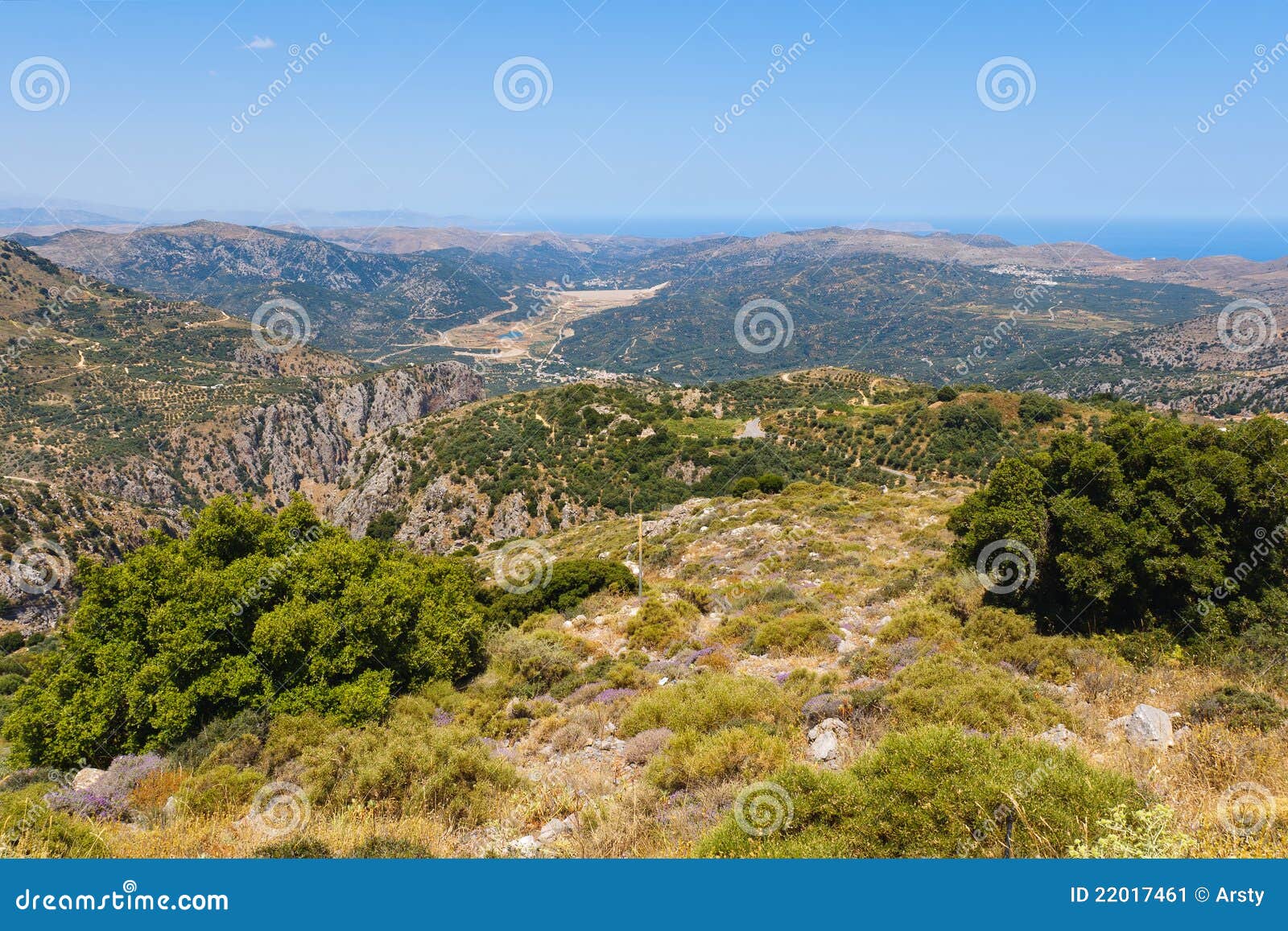 Mountain View. Crete, Greece Stock Image - Image of country, land: 22017461