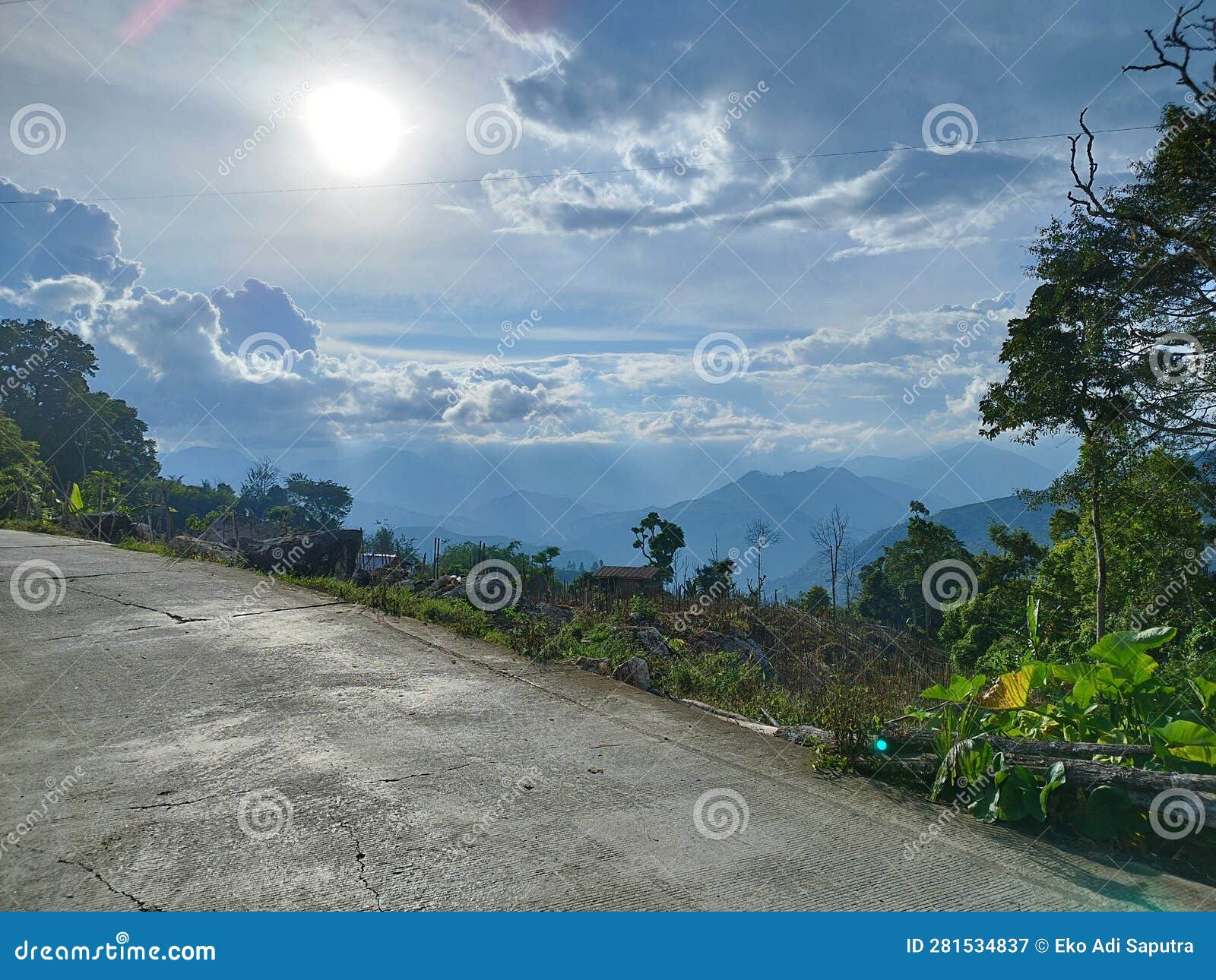 Mountain View in the Evening in Tana Toraja Stock Image - Image of ...