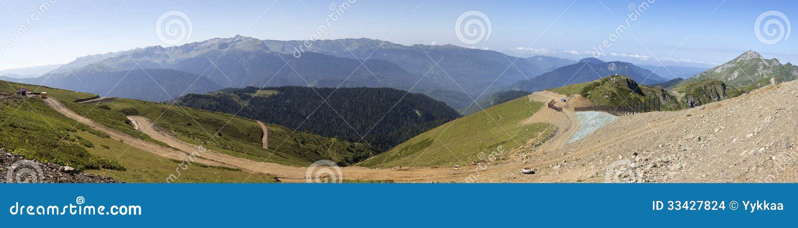 Mountain view Gagra Range. stock photo. Image of krasnaya - 33427824