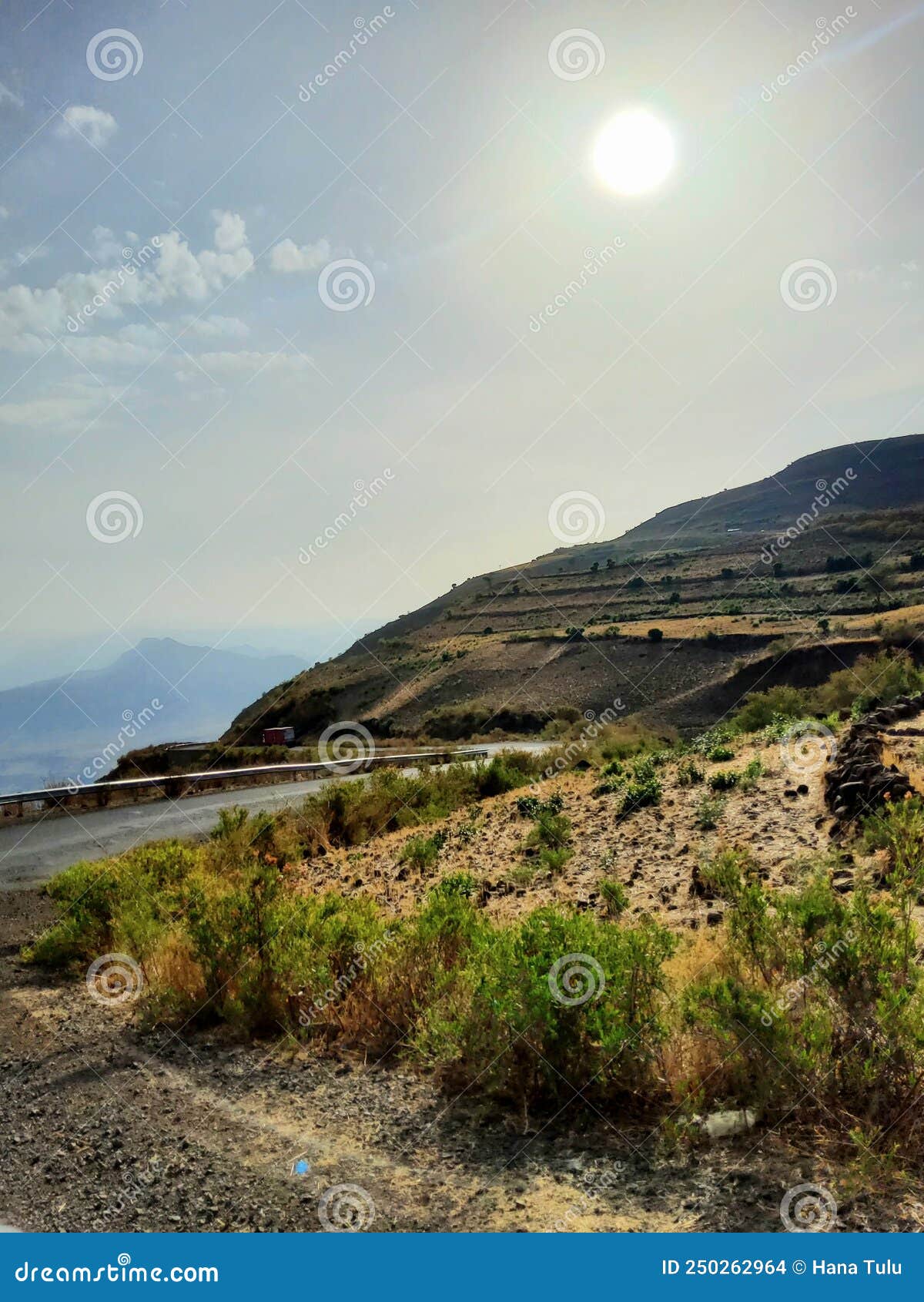 Mountain View of Gojam stock photo. Image of rock, valley - 250262964