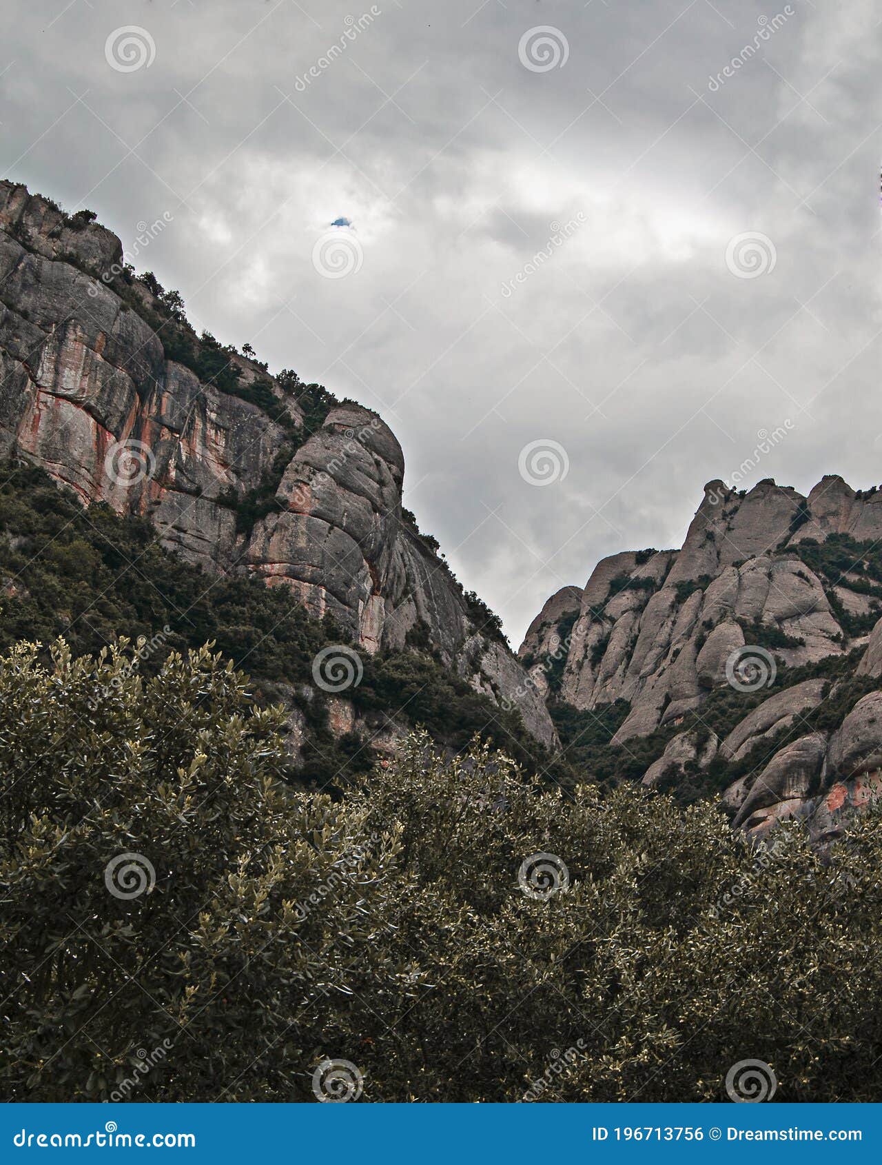 Mountain View in Montserrat Stock Photo - Image of view, spain: 196713756