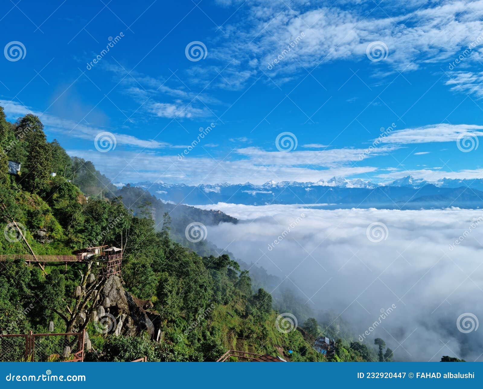 Mountain view Nepal stock image. Image of nagarkot, himalayas - 232920447